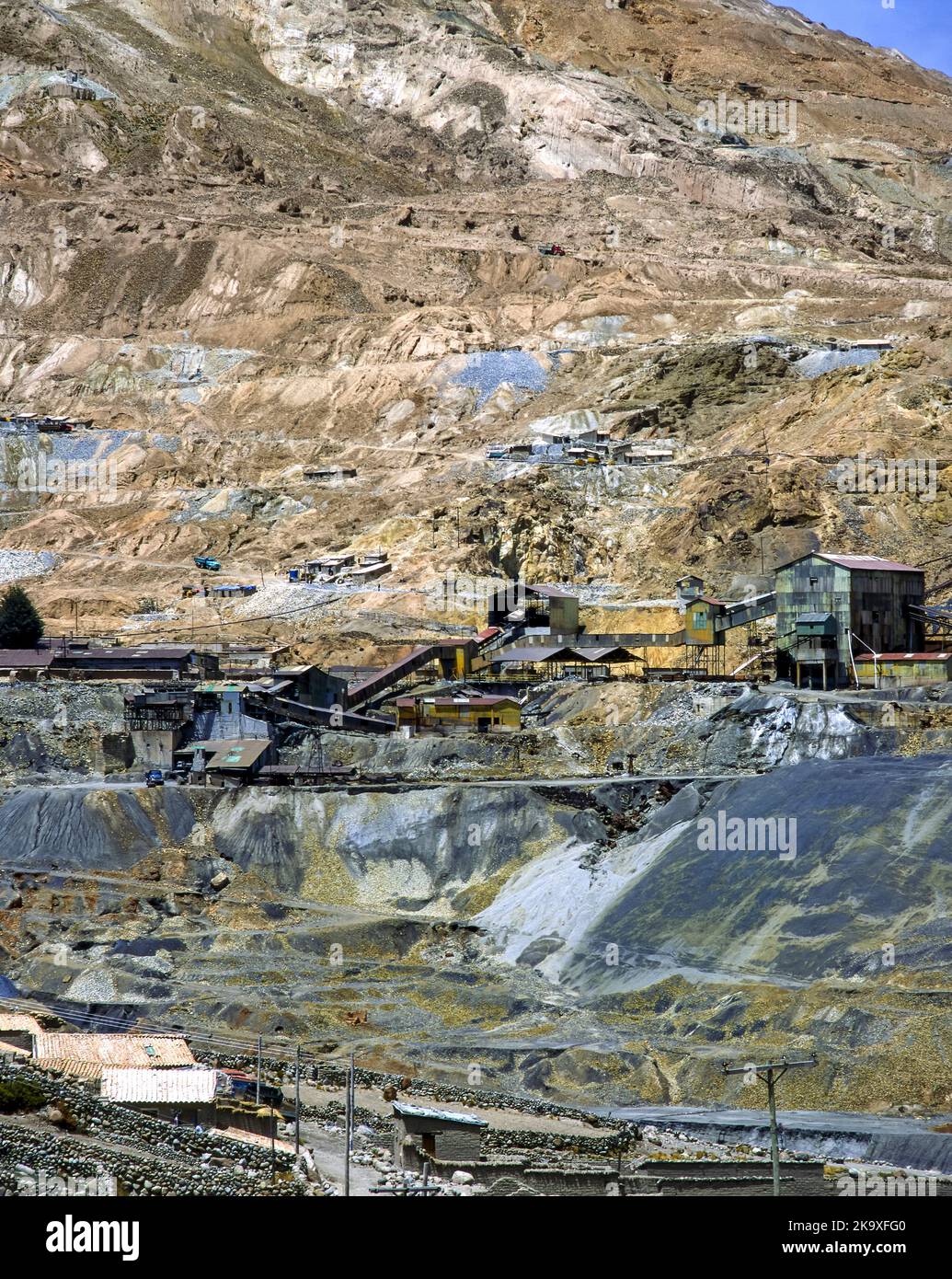 Potosi city, Bolivia, Cerro Rico mine Stock Photo - Alamy