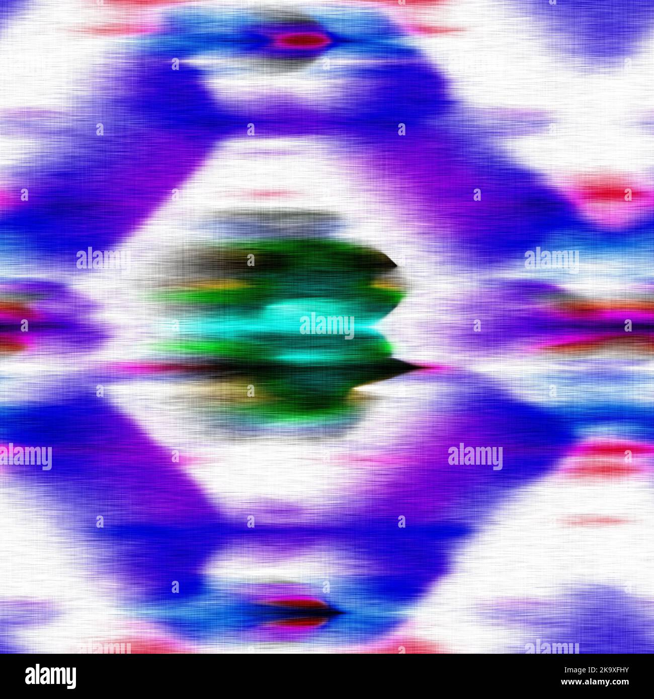 Retro bright wave pattern. Playful vintage pink shibori wallpaper ...