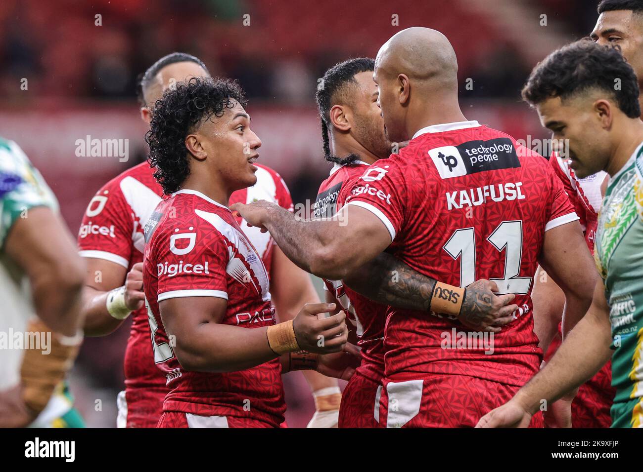 Cook islands rugby league try hi-res stock photography and images - Alamy