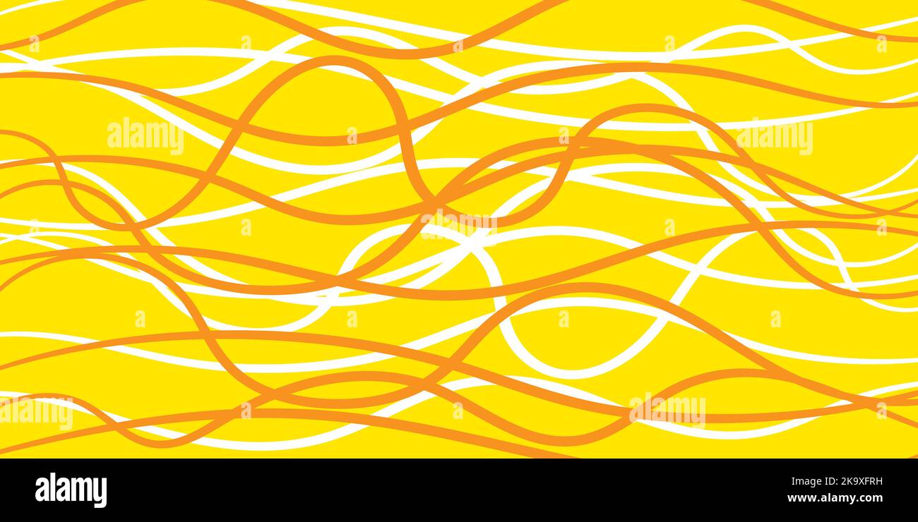 Pasta hand drawn background. Spaghetti sketch, abstract geometric ...