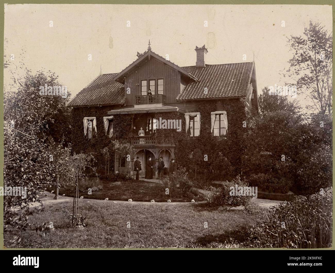The State Railways, SJ Ban Engineer's residence in Katrineholm.OMK 1897 ...