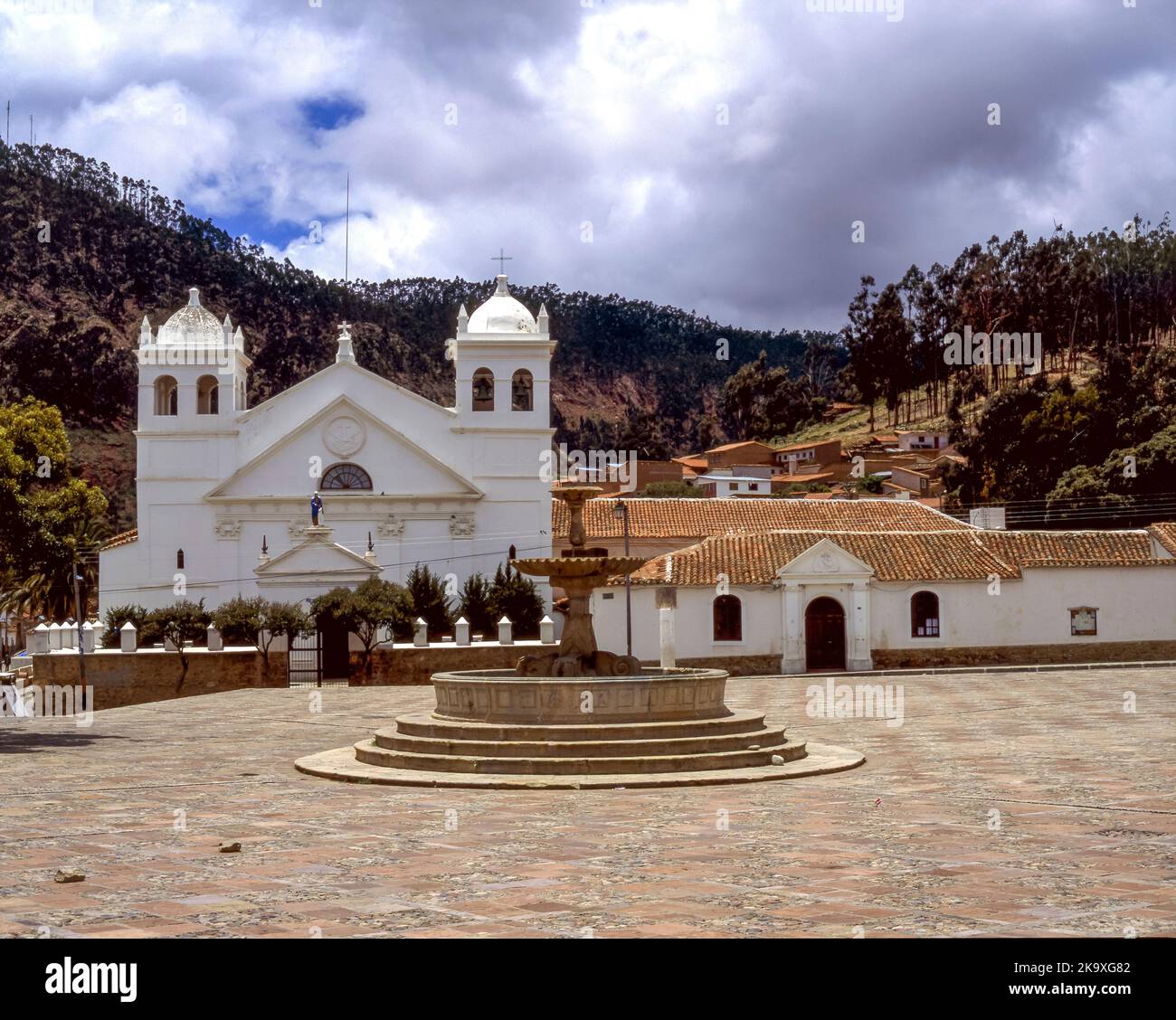 Sucre city, Chuquisaca, Bolivia,colonial church of La Recoleta Stock ...