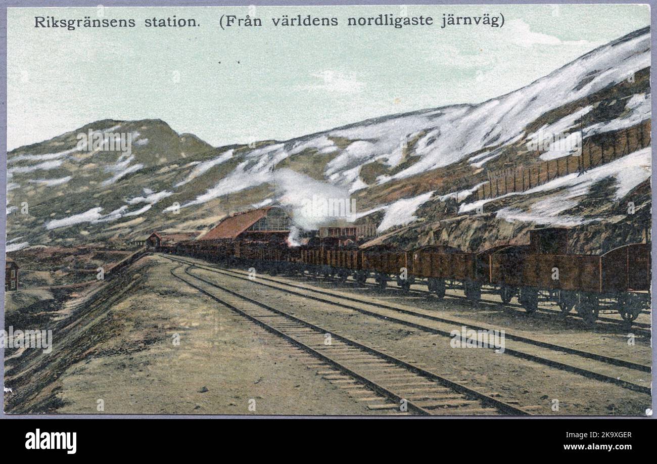 The national border station Stock Photo - Alamy