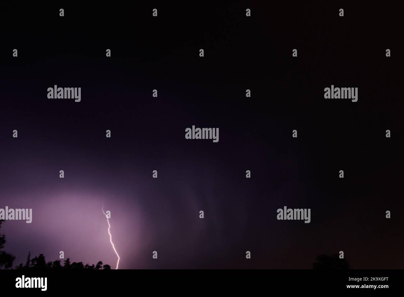 Dark stormy clouds lightning in hi-res stock photography and images - Alamy