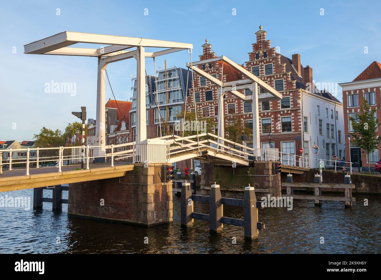 Haarlem, Netherlands - October 22nd 2022: The historic Ponte Mobile ...