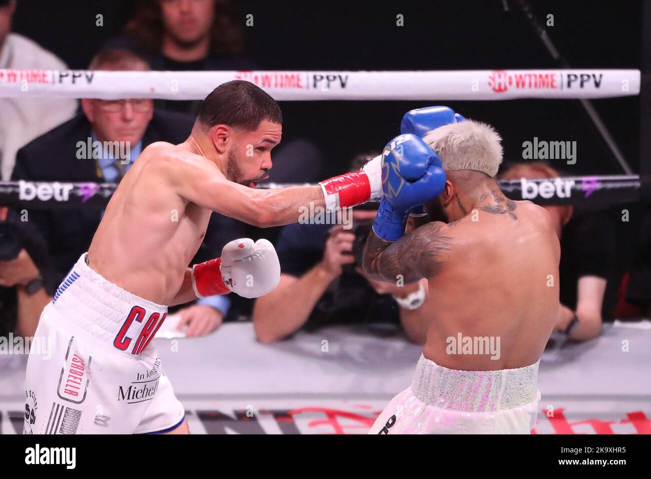 GLENDALE, AZ - OCTOBER 29: Alexandro Santiago and Antonio Nieves meet ...