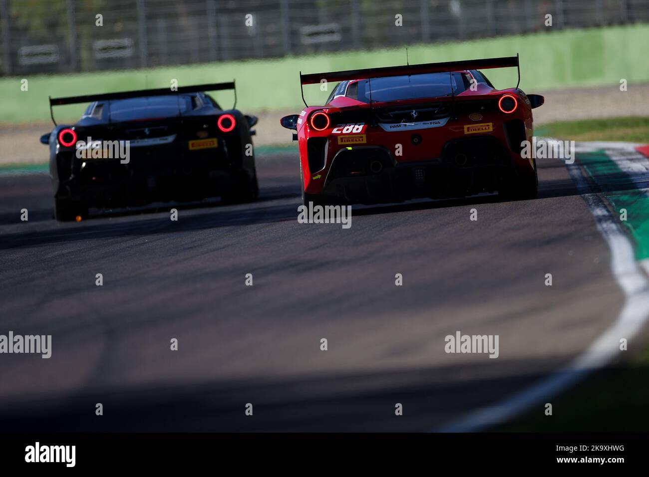 Ferrari F488 Challenge during the Ferrari Finali Mondiali at Imola from ...
