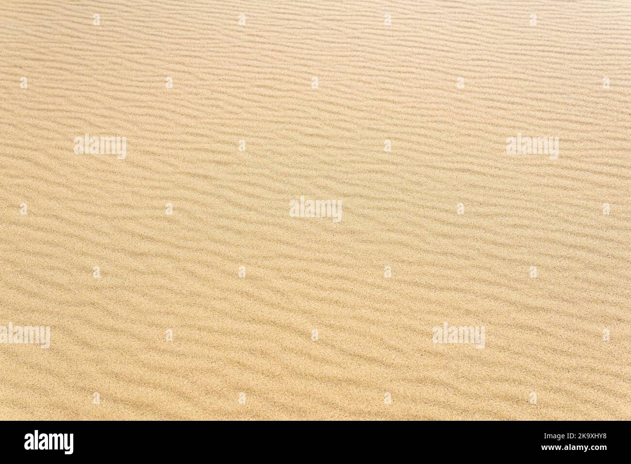 natural background, sandy desert surface with dunes Stock Photo - Alamy