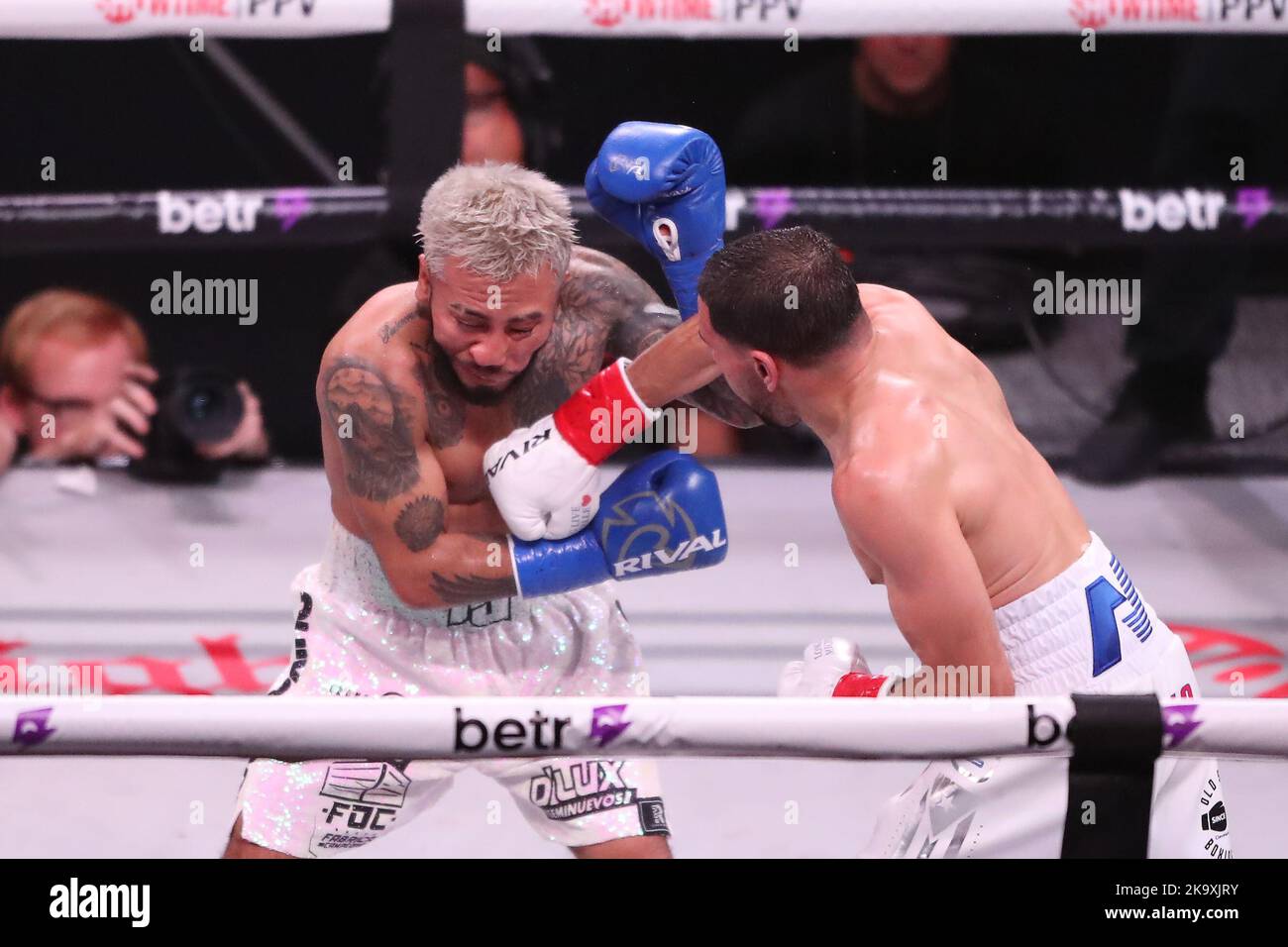 GLENDALE, AZ - OCTOBER 29: Alexandro Santiago and Antonio Nieves meet ...