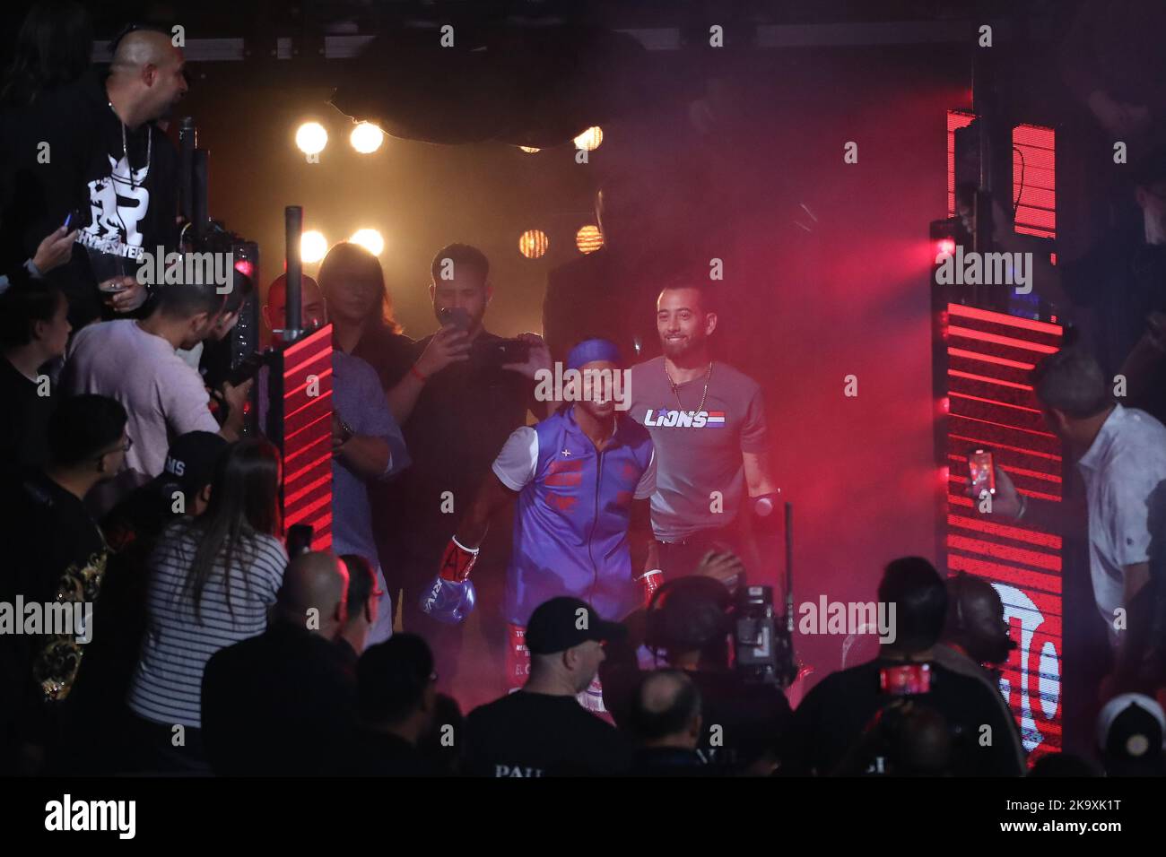 GLENDALE, AZ - OCTOBER 29: Ashton Sylve and Braulio Rodriguez meet in ...
