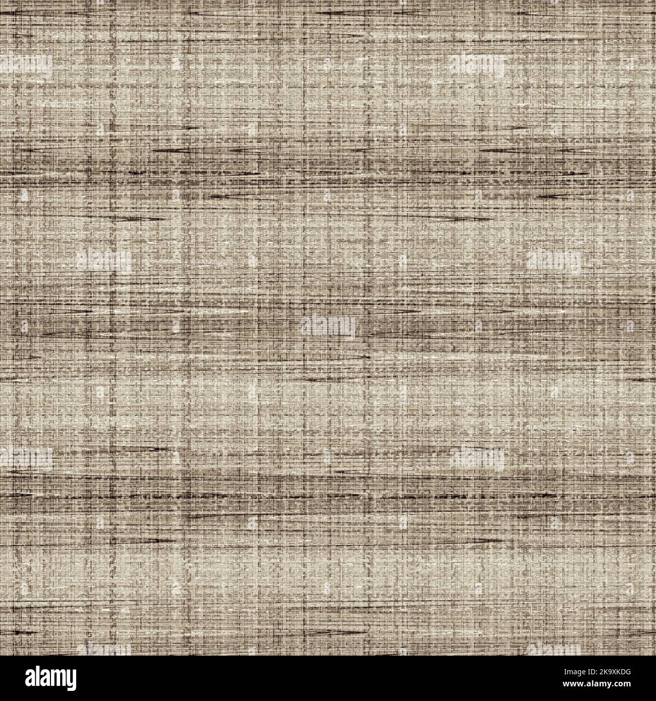 Burlap woven cloth seamless cottagecore country pattern. Old tissue ...
