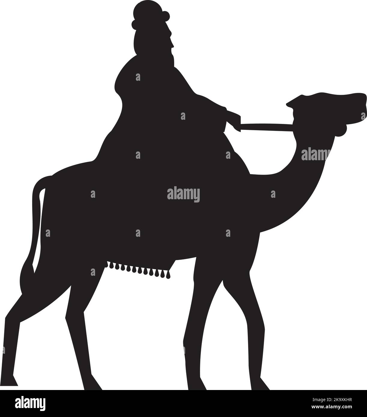 gaspar wise man silhouette Stock Vector Image & Art - Alamy