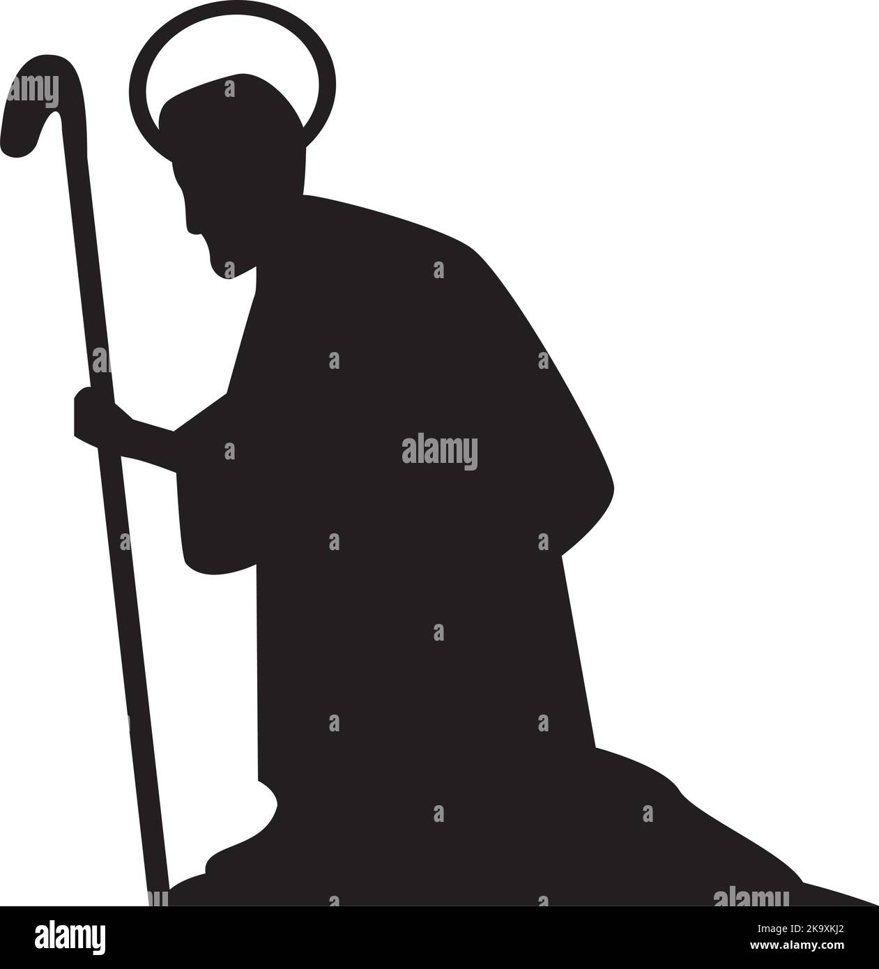 joseph manger character silhouette Stock Vector Image & Art - Alamy