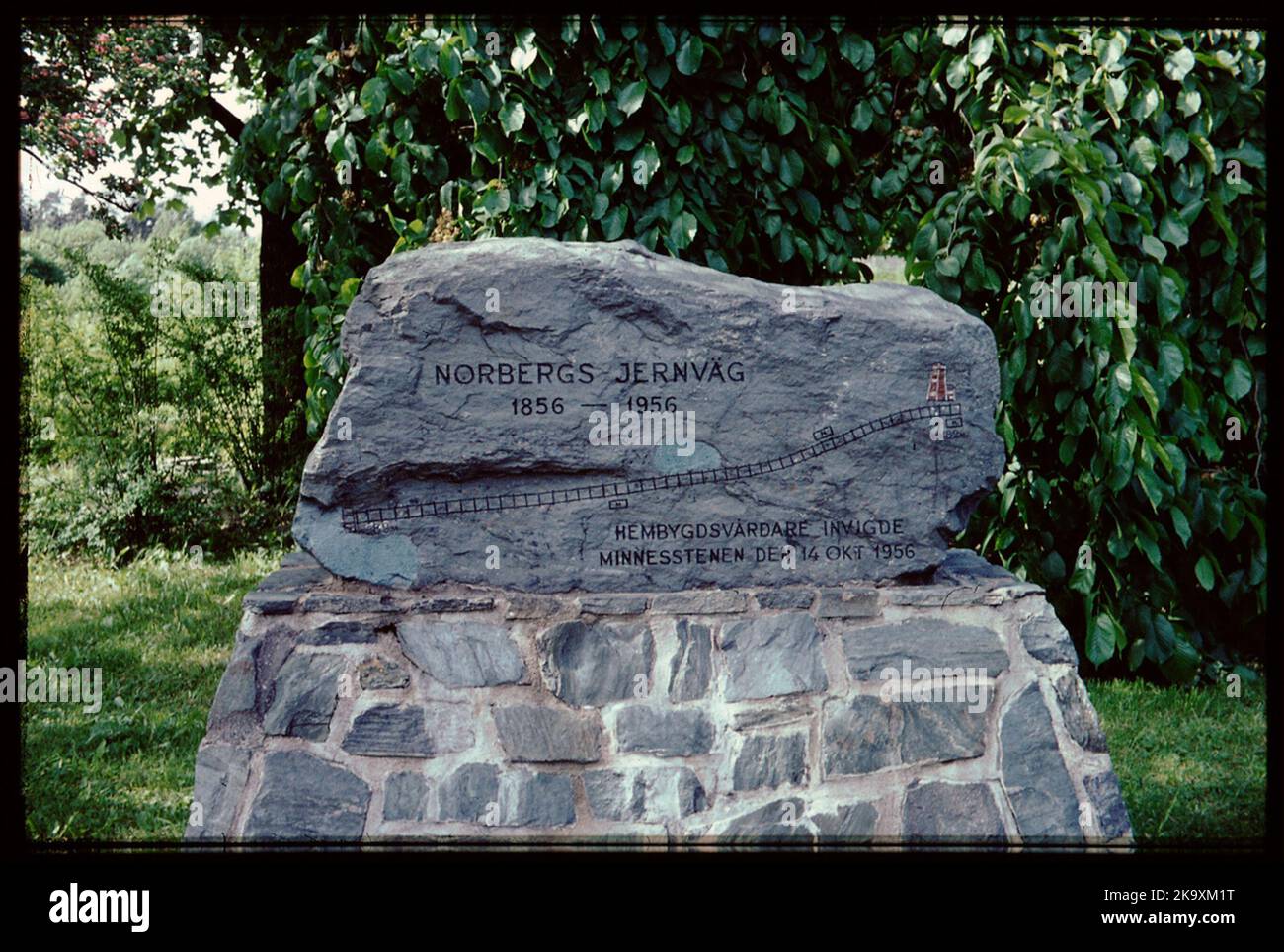 Stone railway marker hi-res stock photography and images - Alamy