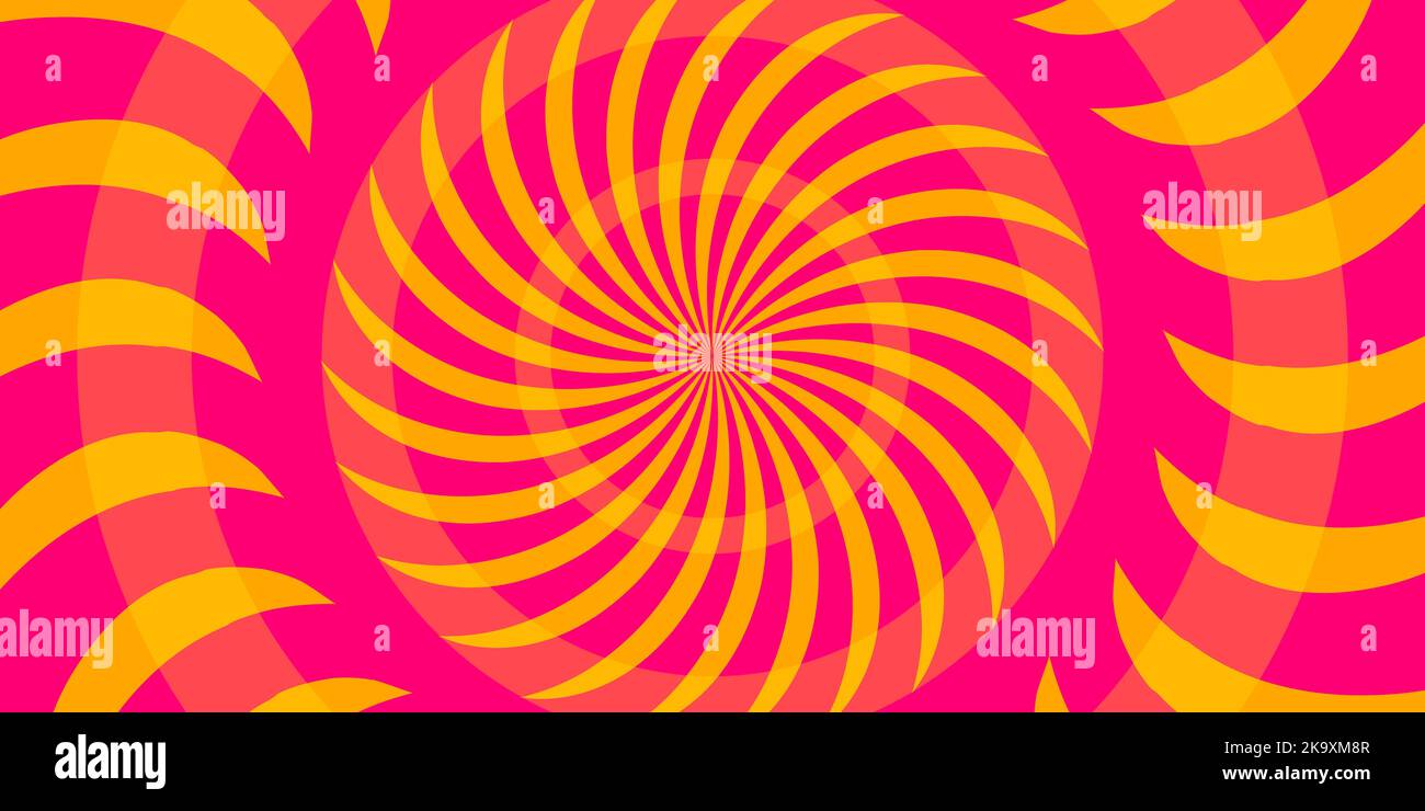 Geometric summer pattern with sunny abstract circle. Sun with rays ...