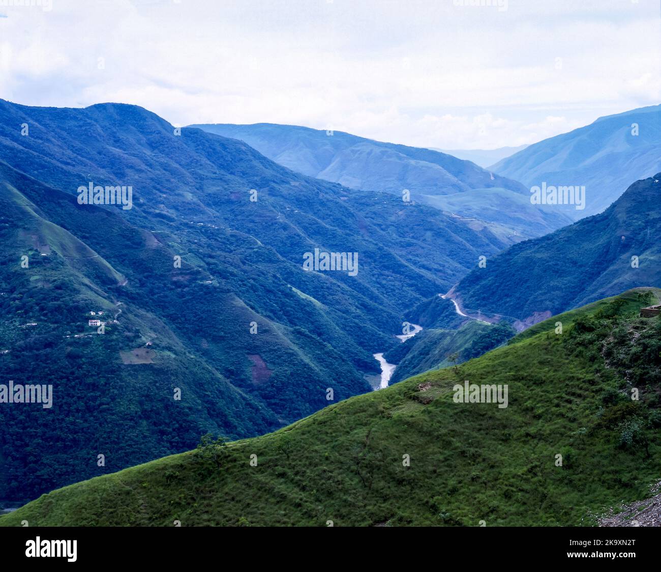 The Yungas, Bolivia, Coroico valley,Death road Stock Photo - Alamy