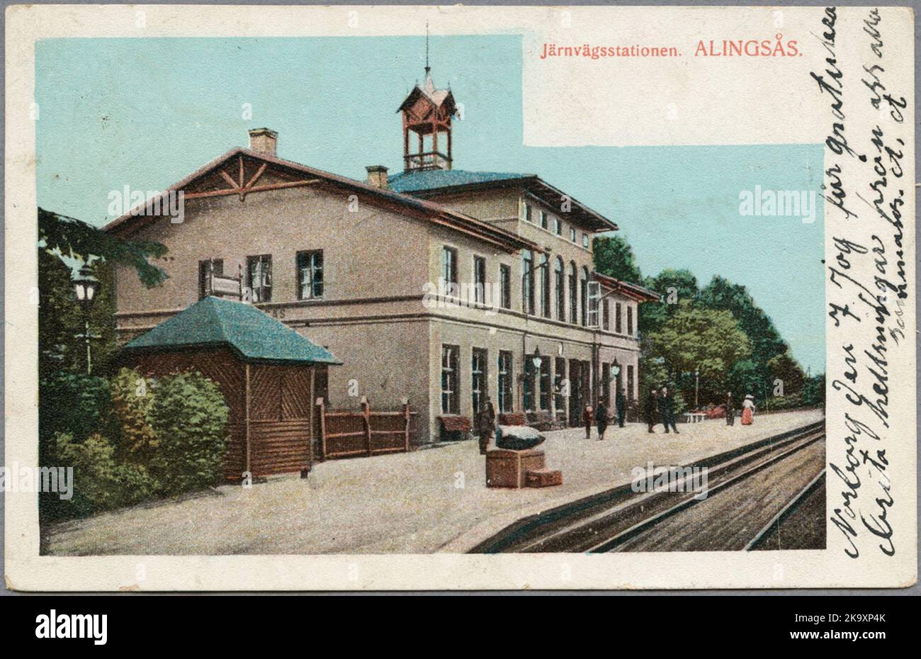 Alingsås Railway Station Stock Photo - Alamy
