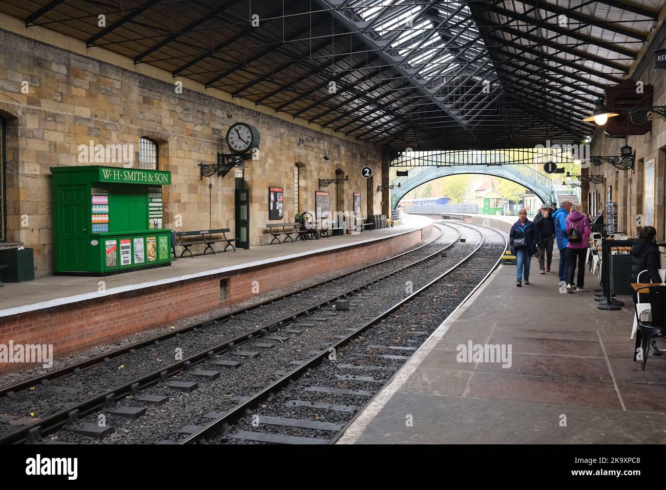 Pickering Railway station, North Yorkshire Moors railway Stock Photo ...