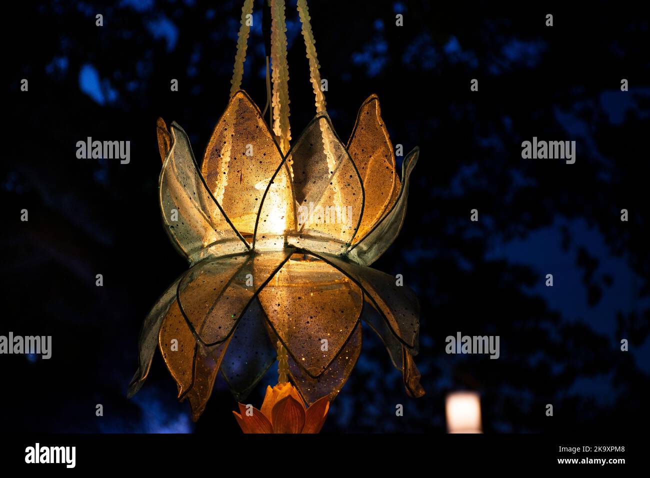 Exterior decoration furniture and art flower flora handmade lamp LED ...