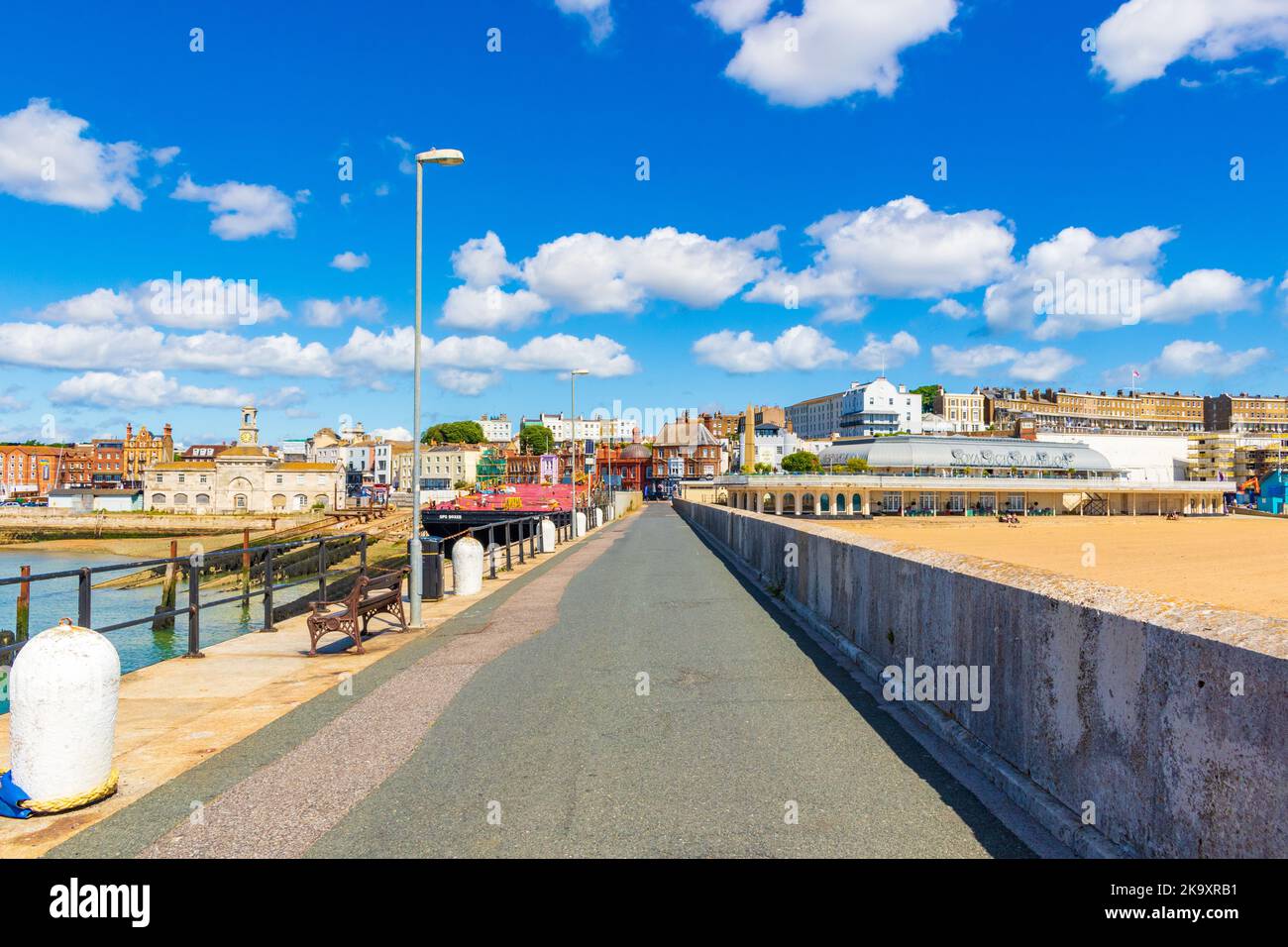 Ramsgate waterfront with Lighthouse, Main Sands ,Royal Marina ,East ...