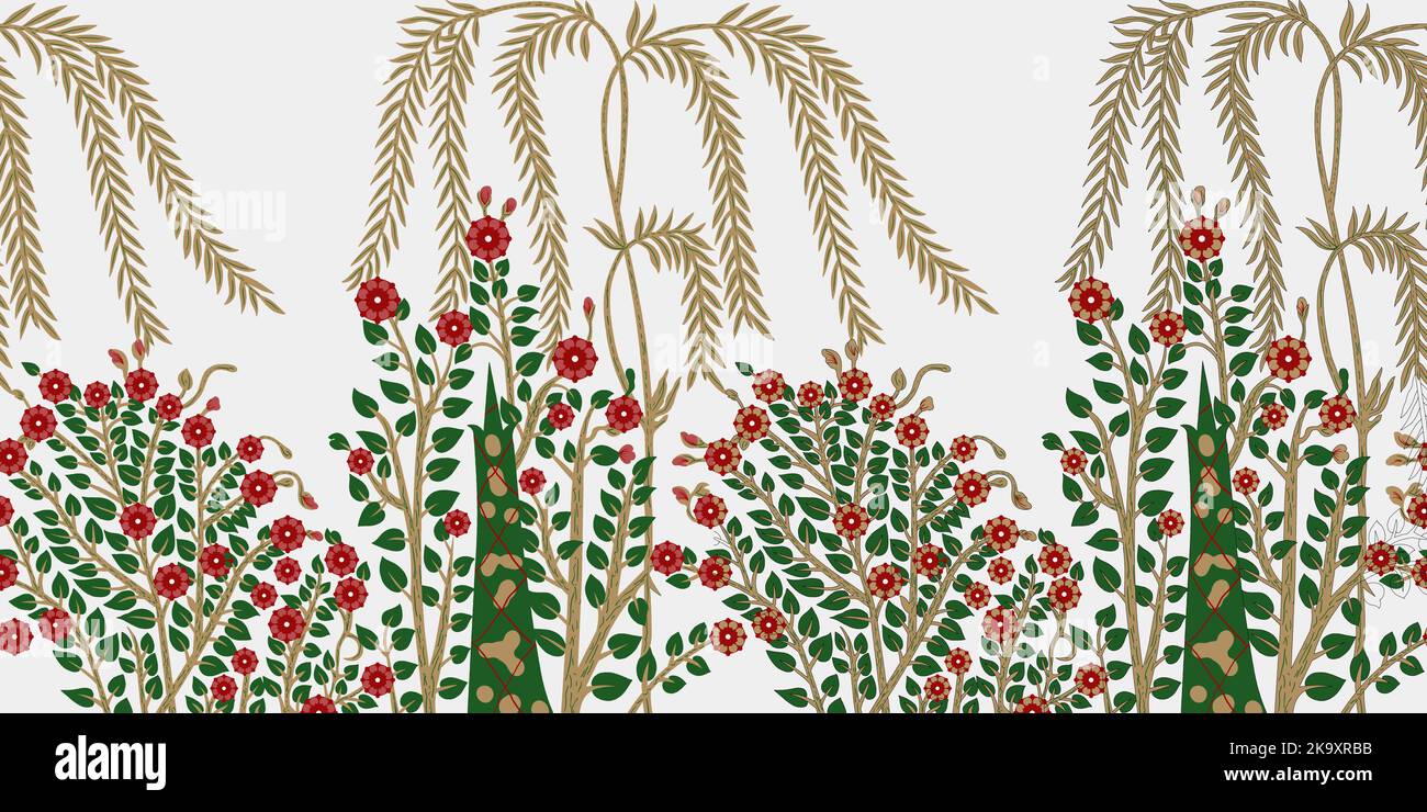 Floral border design hi-res stock photography and images - Alamy