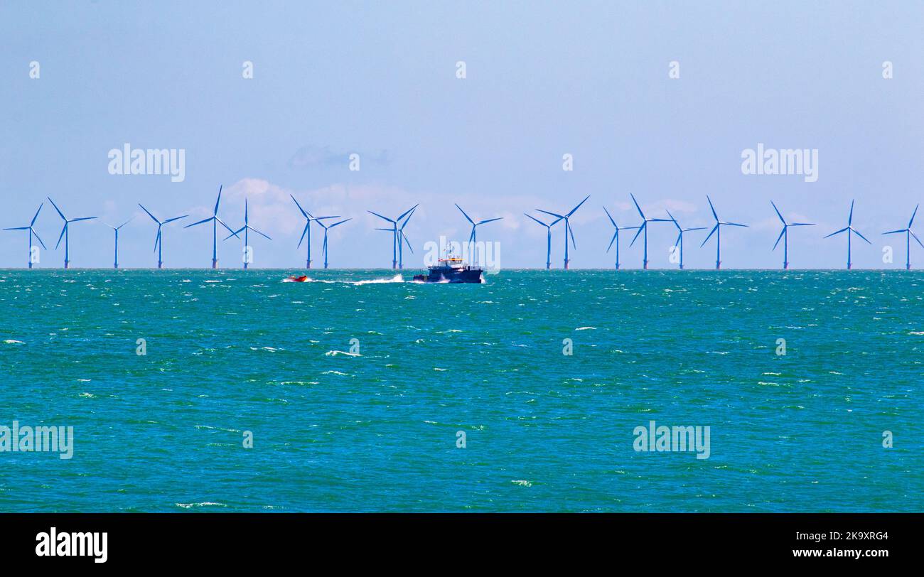 The Thanet Wind Farm (also sometimes called Thanet Offshore Wind Farm ...