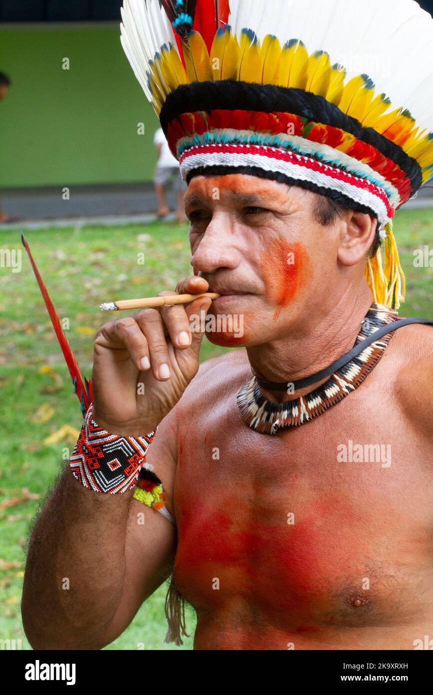 Paragominas, Brazil. 30th Oct, 2022. Elections 2022 Tembé indigenous ...