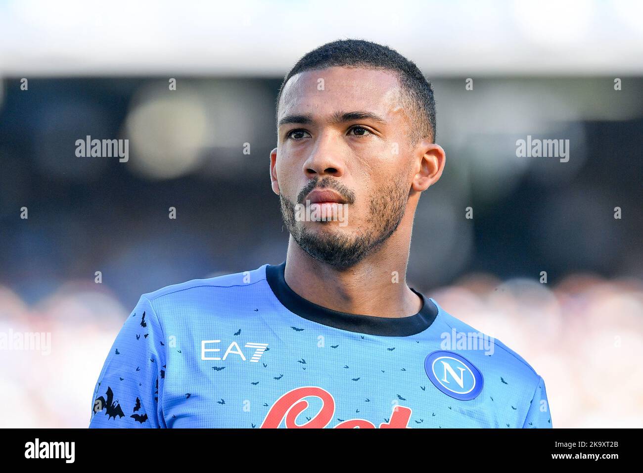 Naples, Italy. 29th Oct, 2022. Juan Jesus of SSC Napoli gestures during the Serie A match ...
