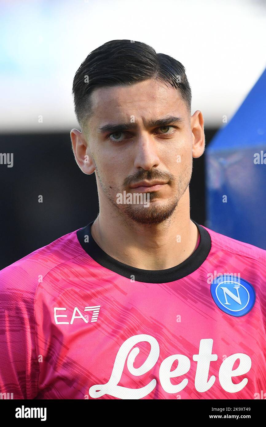 Naples, Italy. 29th Oct, 2022. Alex Meret of SSC Napoli looks on during ...