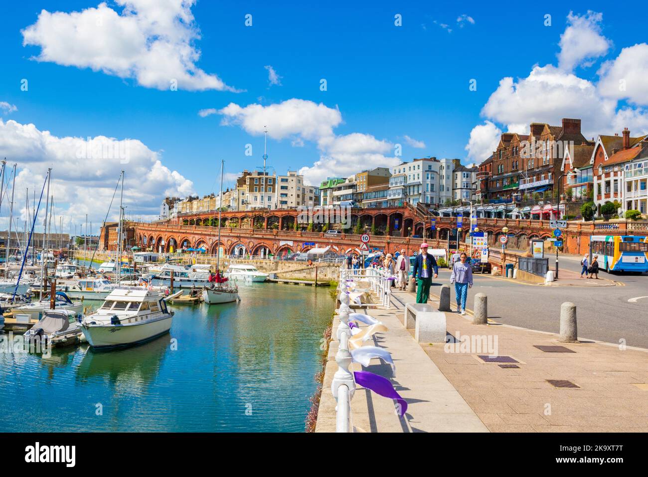 Ramsgate waterfront with Main Sands ,Royal Marina ,East Pier of ...