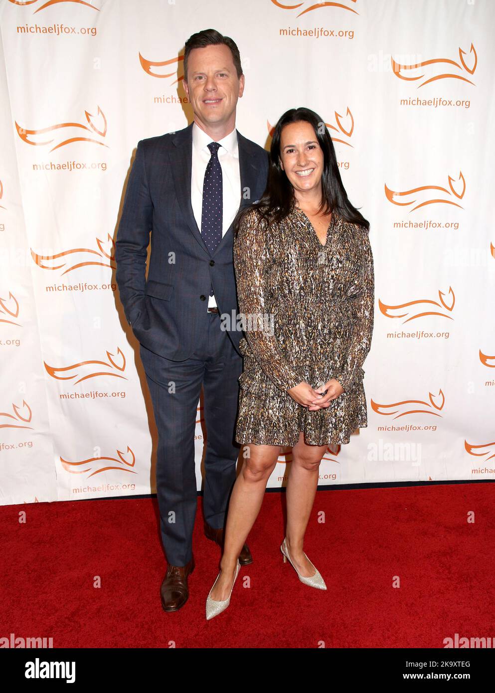 Willie Geist and Christina Geist attending the Michael J. Fox ...