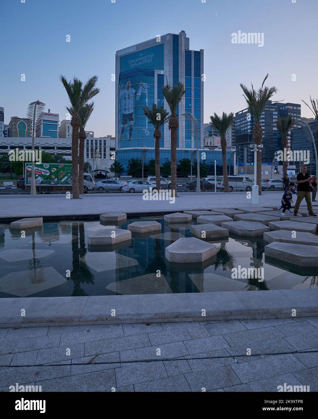 Flag Plaza is the newest art installation in Doha, Qatar where 119 ...