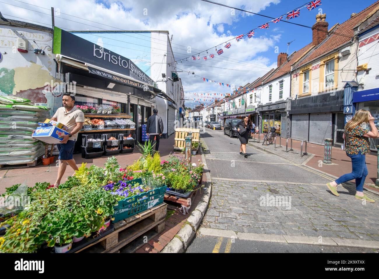 St Mark's Road in Easton, Bristol UK Stock Photo - Alamy