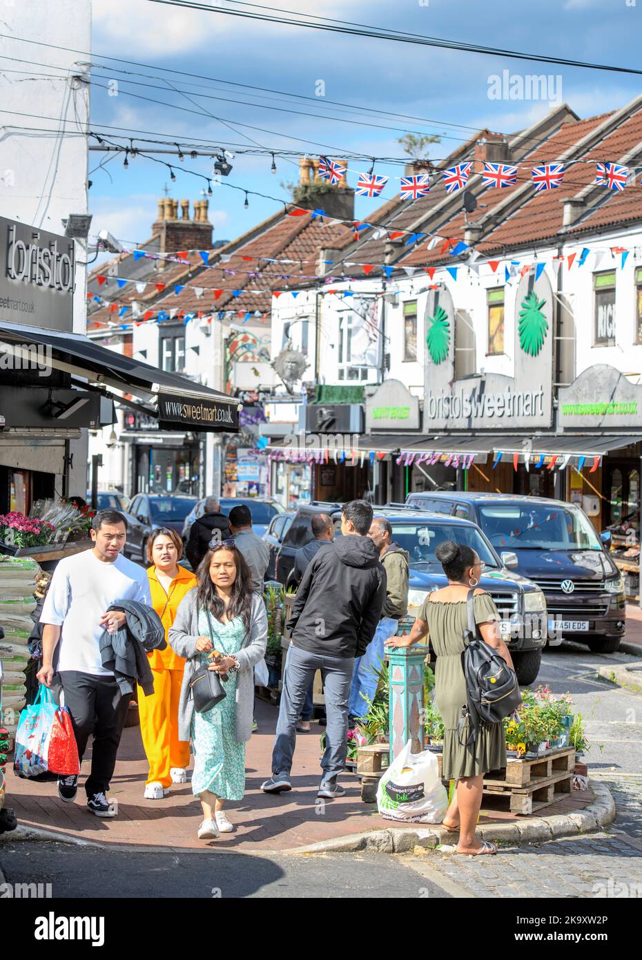St Mark's Road in Easton, Bristol UK Stock Photo - Alamy