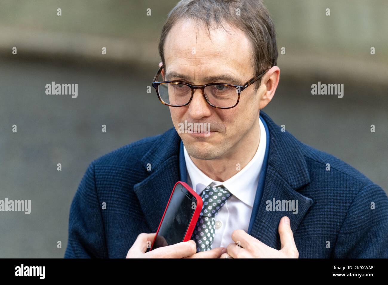 Chris Mason, BBC Political Editor, Downing Street London Stock Photo ... Chris Mason, BBC Political Editor, Downing Street London Stock Photo ...