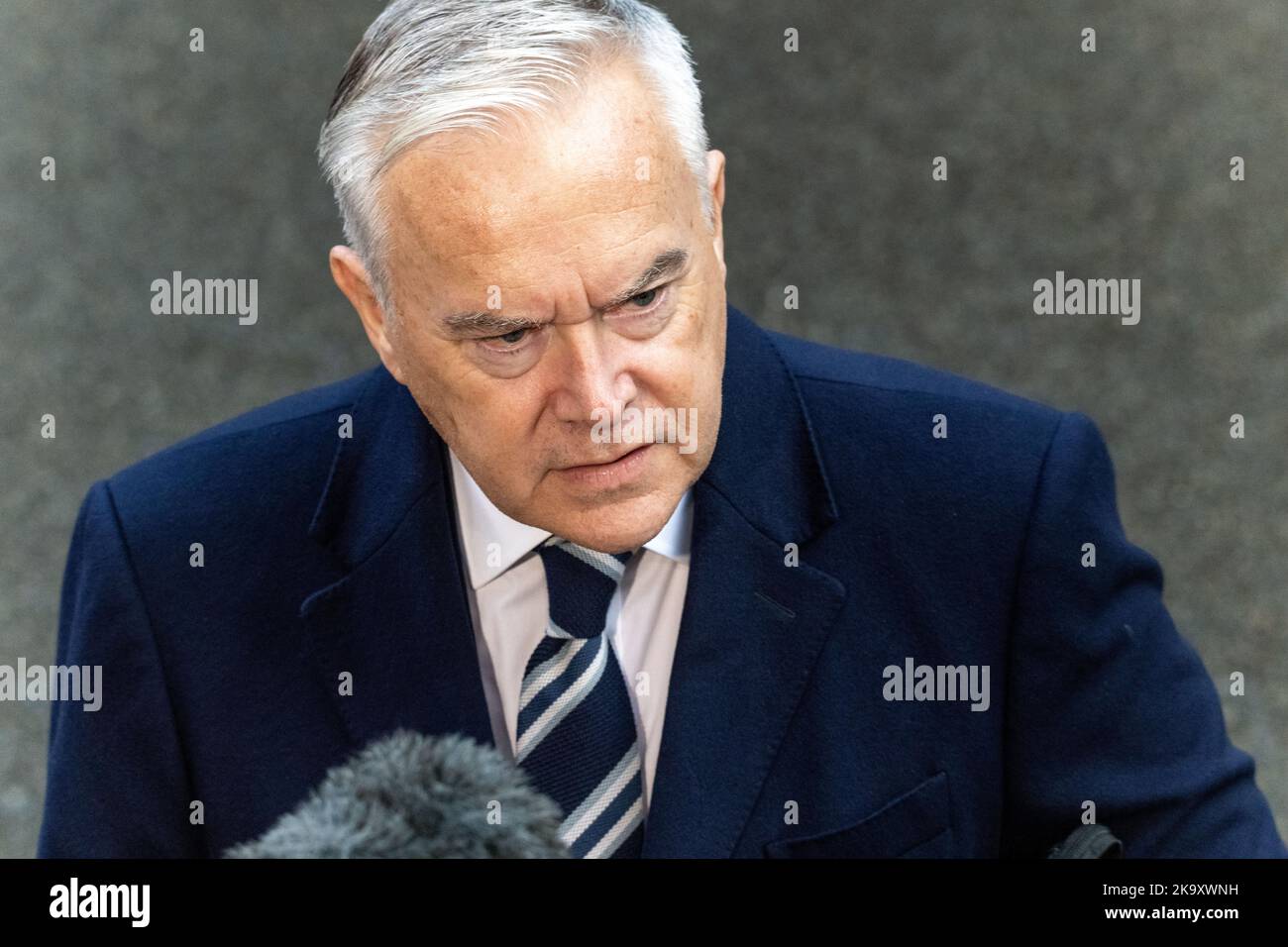 Huw Edwards, BBC journalist, presenter, and newsreader, Downing Street ...