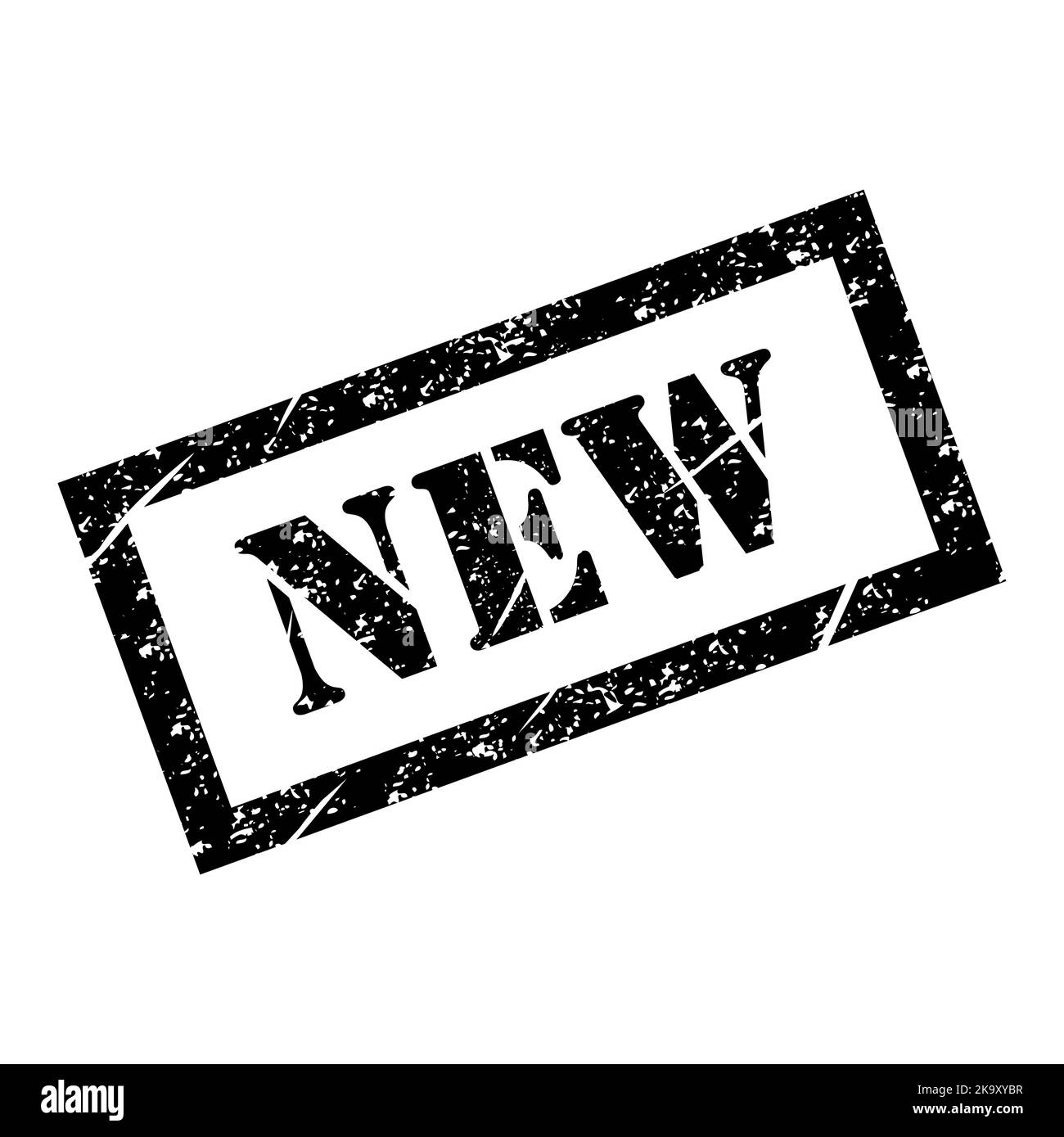 New stamp symbol, label sticker sign button, text banner vector ...