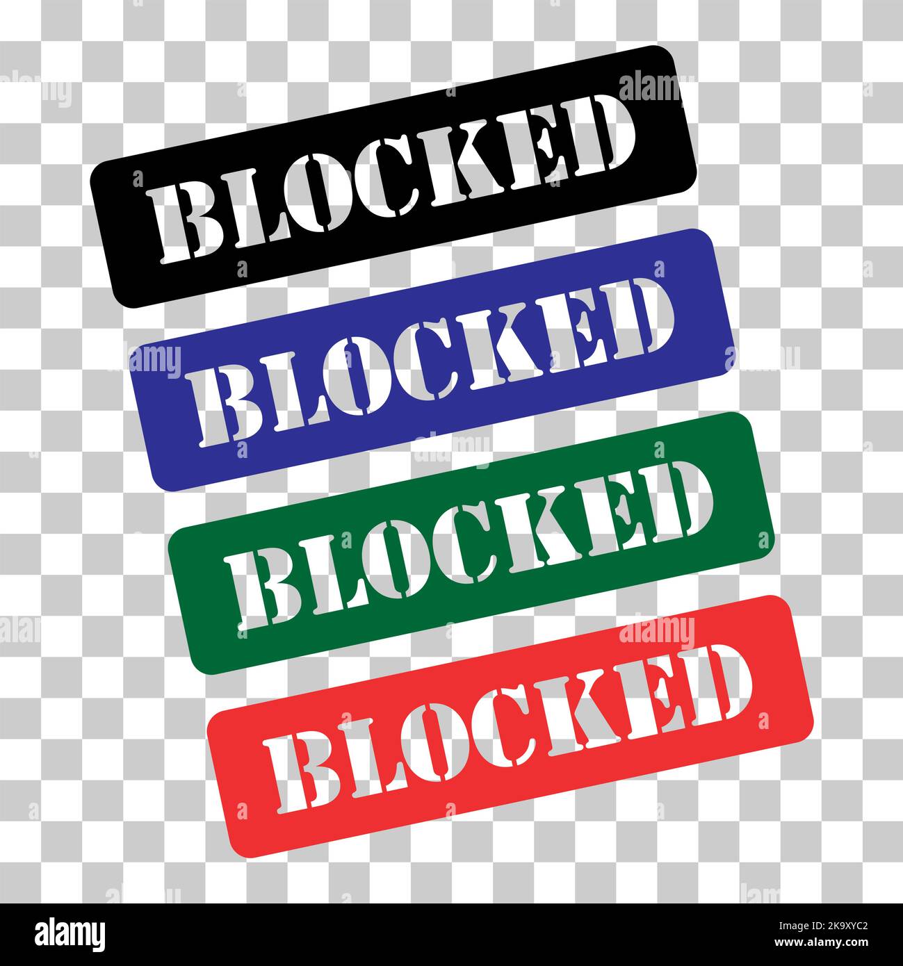 Text blocked Stock Vector Images - Alamy