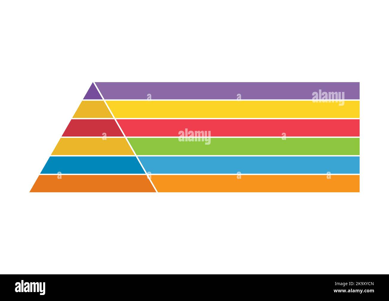 Pyramid infographic chart layout, info modern concept step presentation ...