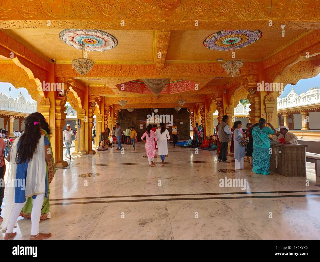 30 October 2022, Shreenath Mhaskoba Temple, The temple had dozens of ...