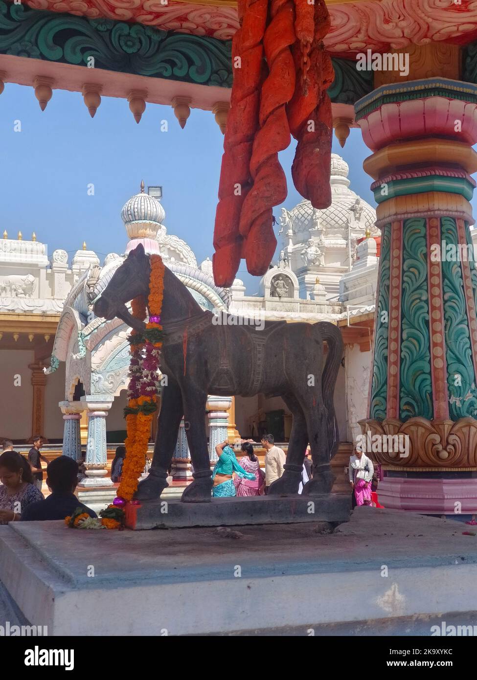 30 October 2022, Shreenath Mhaskoba Temple, The temple had dozens of ...