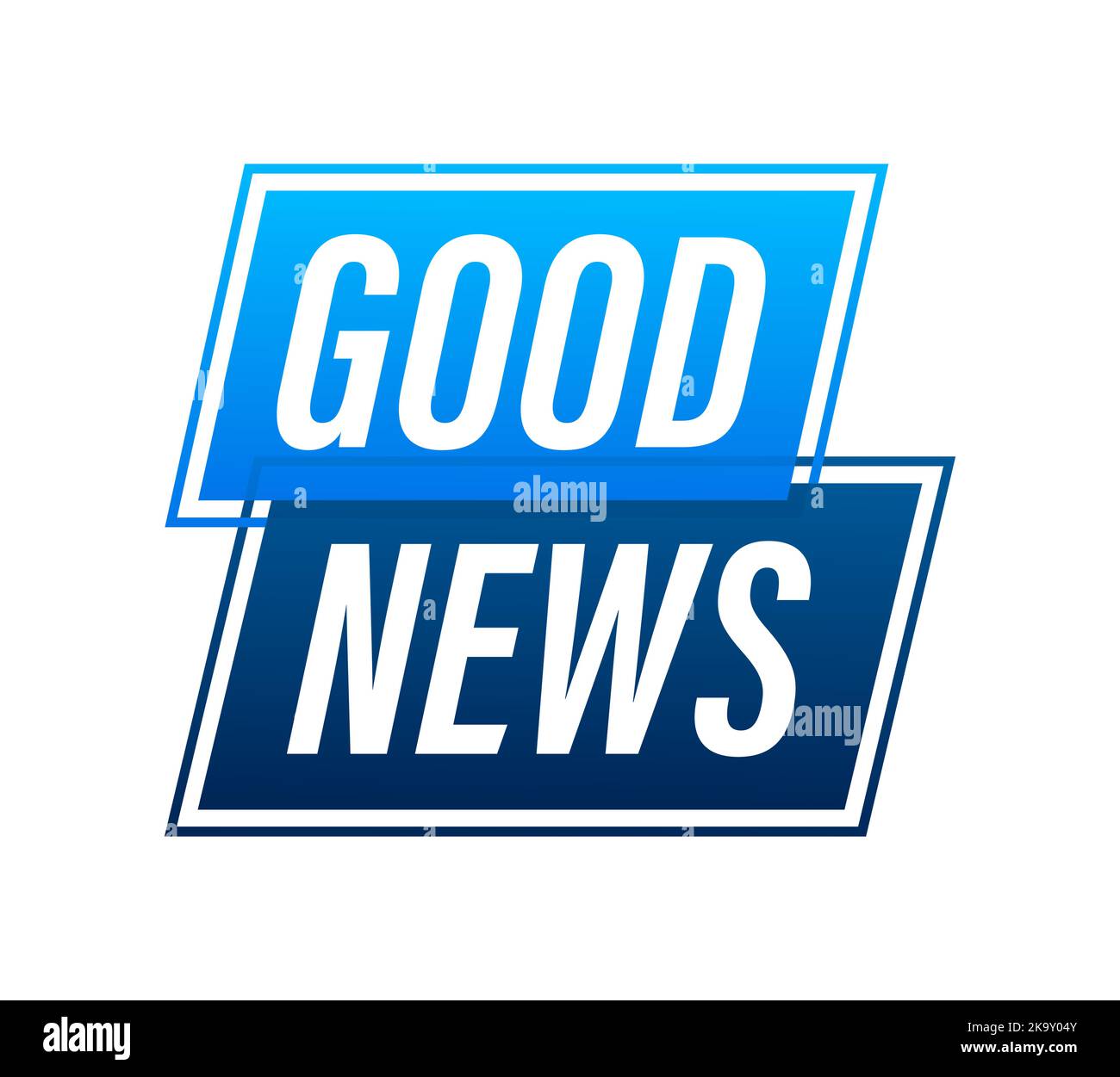 Good news icon, emblem, label. Vector illustration Stock Vector Image ...