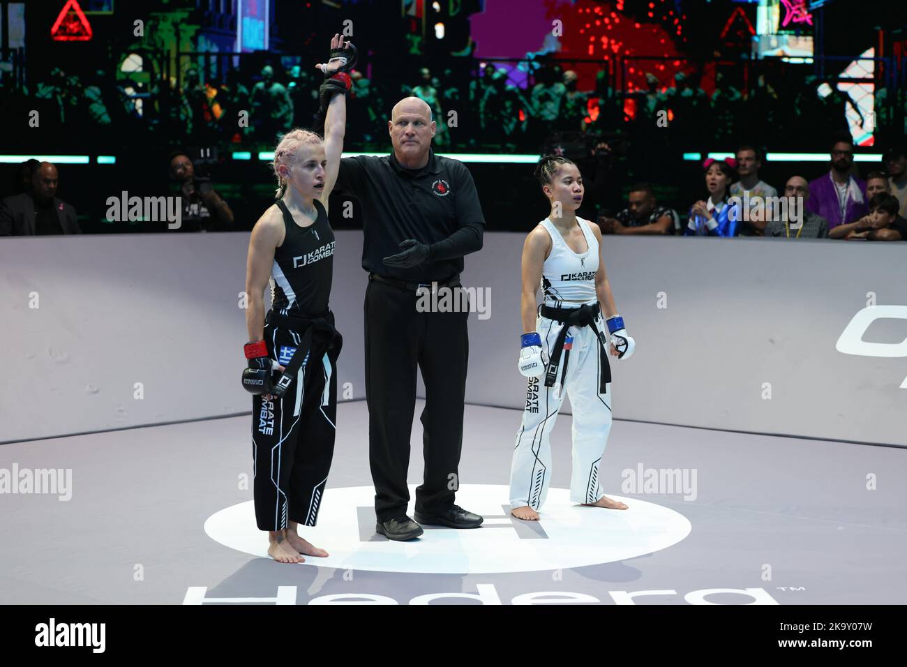 ORLANDO, FL - OCTOBER 29: Christina Kavakopoulou wins over Kaye Asesor ...
