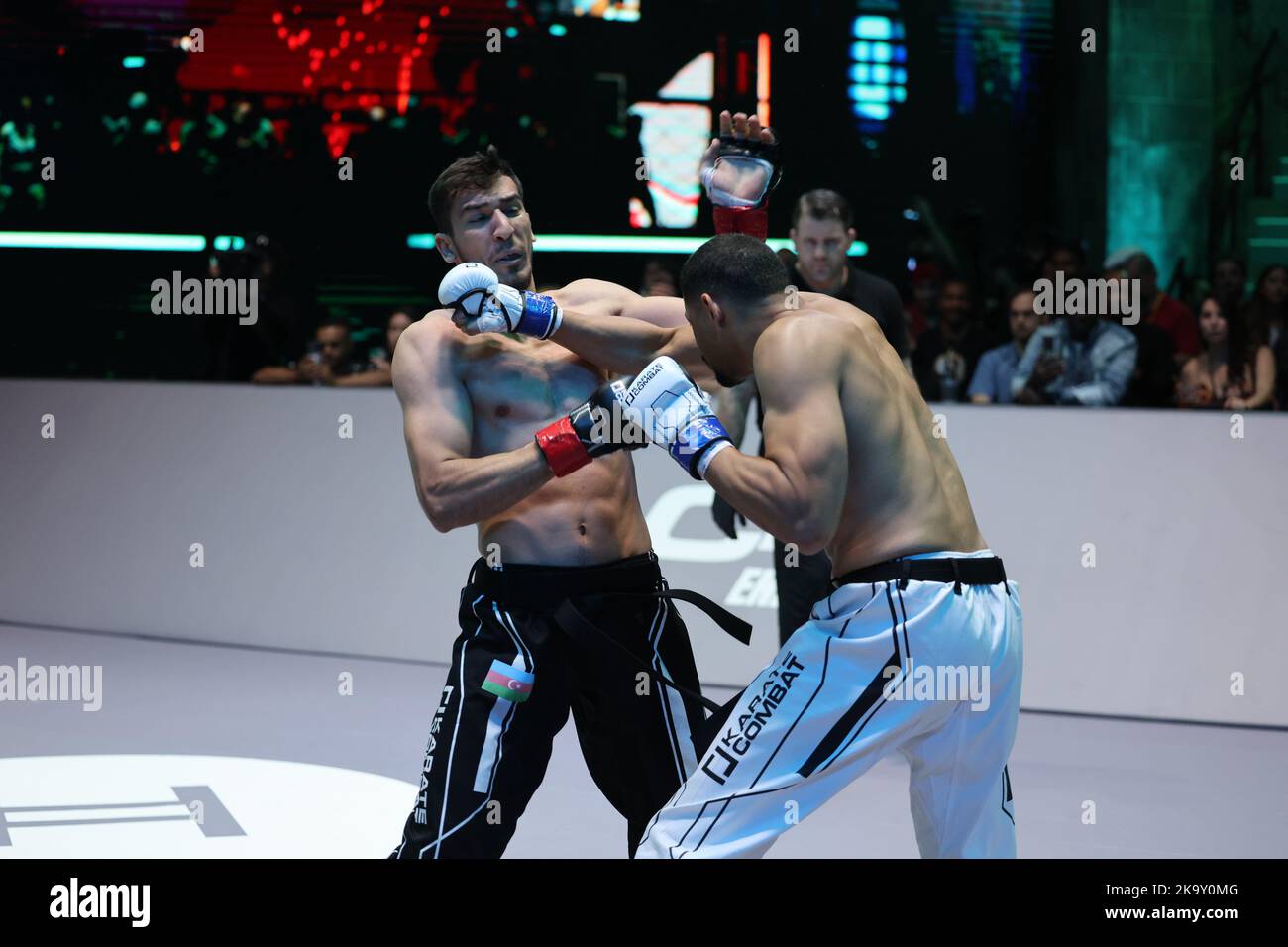 ORLANDO, FL - OCTOBER 29: Chayil Calaway lands a punch during Karate ...