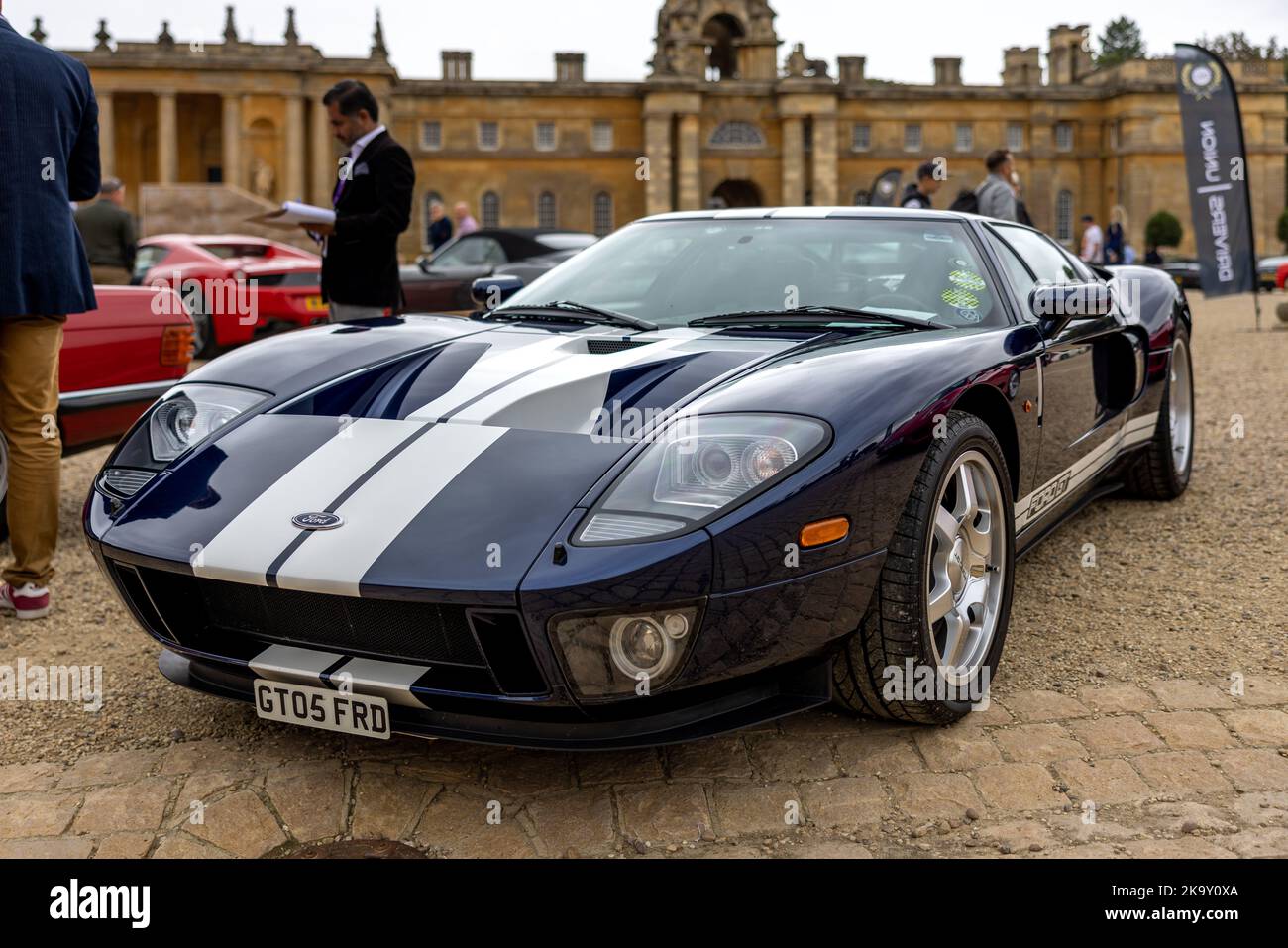 2005 Ford GT ‘GT05 FRD’ on display at the Concours d’Elégance motor show held at Blenheim Palace ...