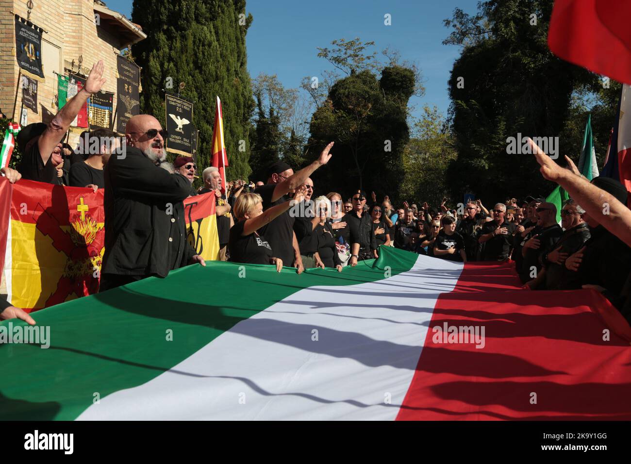 100th anniversary of the march of the fascists on Rome, commemoration ...