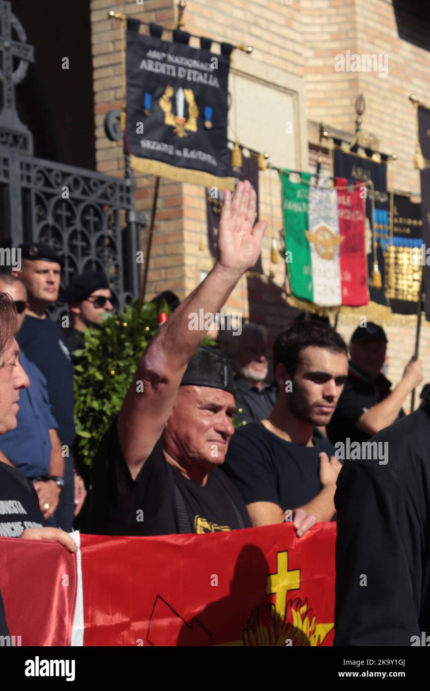 100th anniversary of the march of the fascists on Rome, commemoration ...