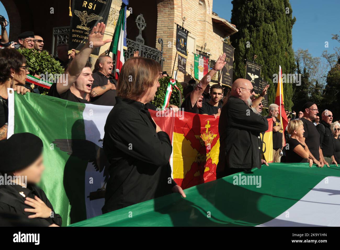 100th anniversary of the march of the fascists on Rome, commemoration ...
