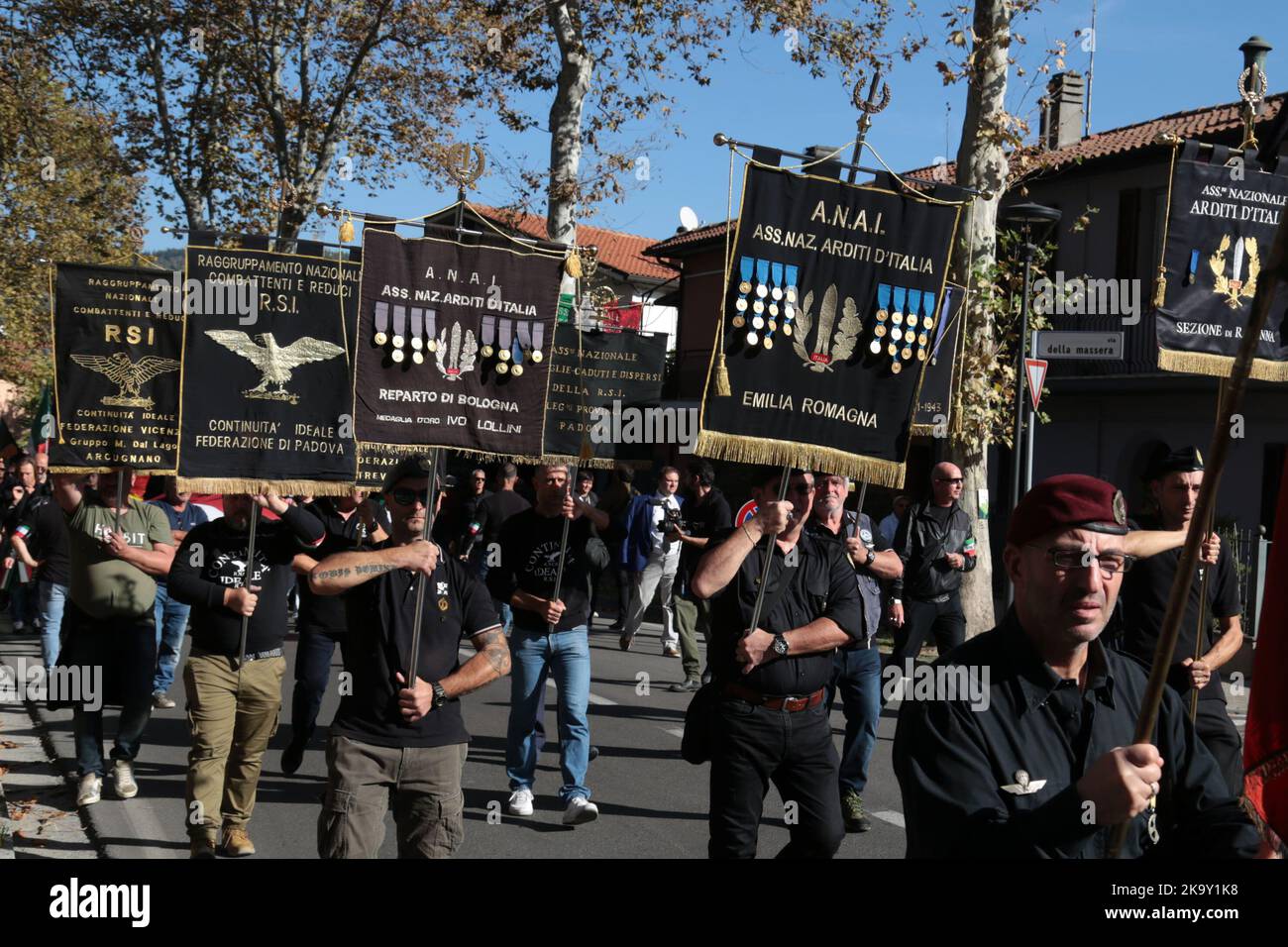 100th anniversary of the march of the fascists on Rome, commemoration ...