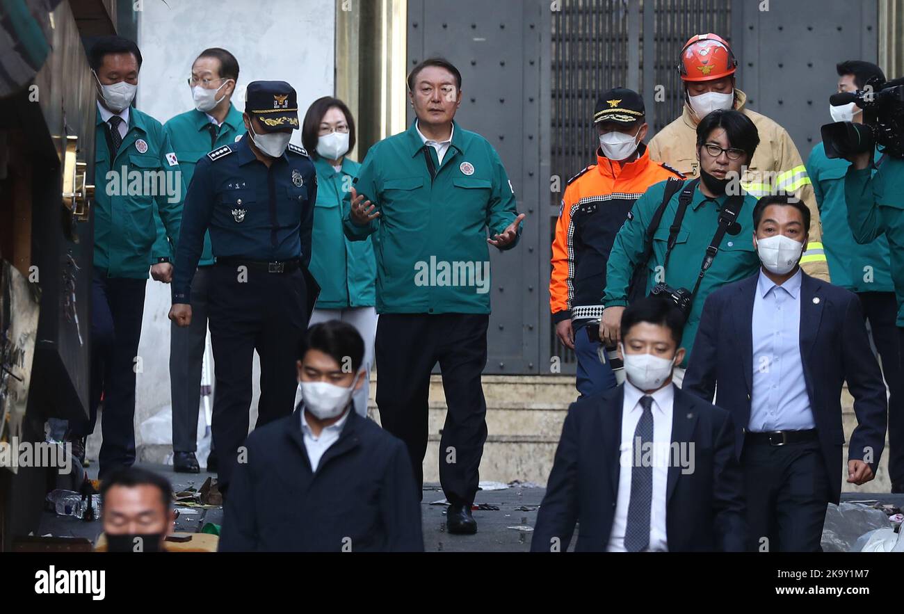 Seoul, South Korea. 30th Oct, 2022. South Korean President Yoon Suk ...
